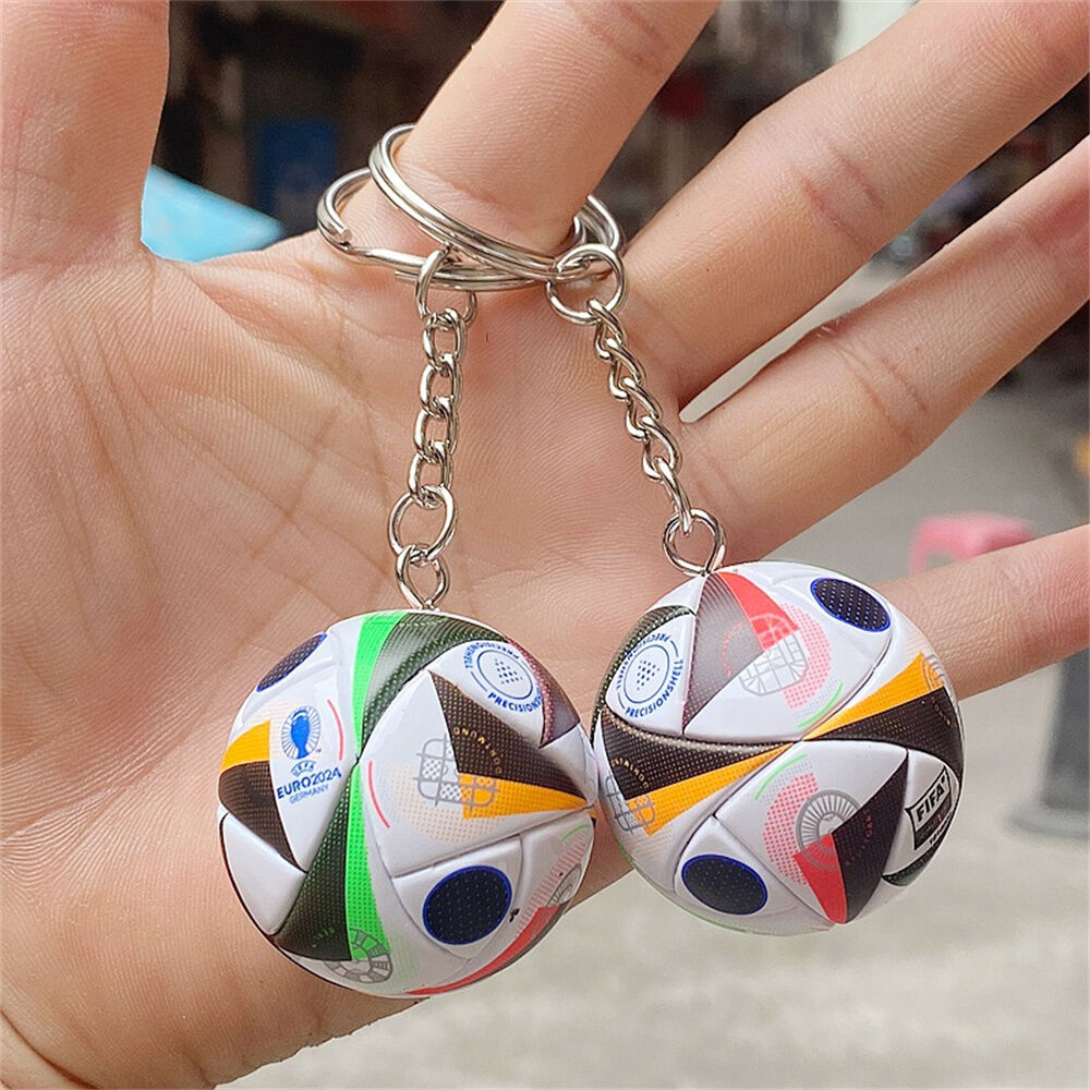 3.8cm Promotional Football Key Chains Gift And Souvenir Key Rings ...
