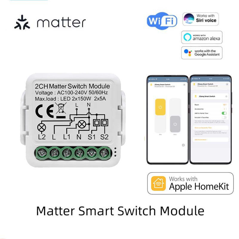 Buy China Wholesale Matter Over Wifi Homekit Smart Household Diy Wall 1 ...