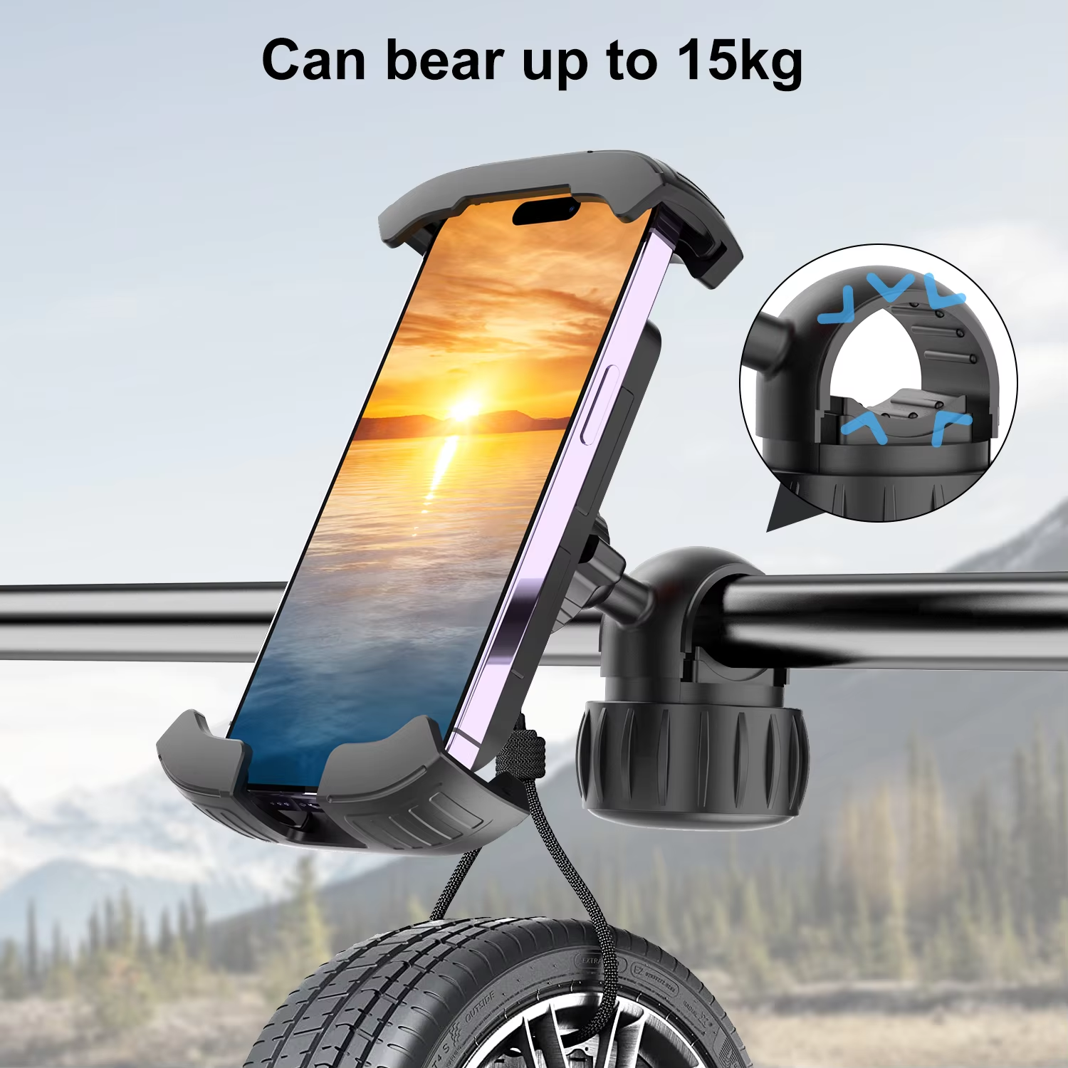Oem Magnetic Gym Phone Holder Cool Bike Phone Stand -crab Clip $2.8 ...