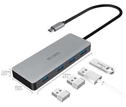 Bulk Buy China Wholesale Aluminum Alloy Casing Usb 3.0 Gen 1 Hub 4 ...