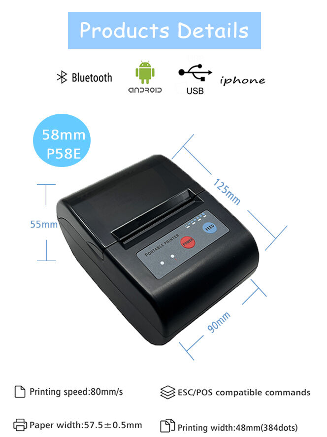 Buy China Wholesale High Speed Printing Portable Mini Receipt Printer ...