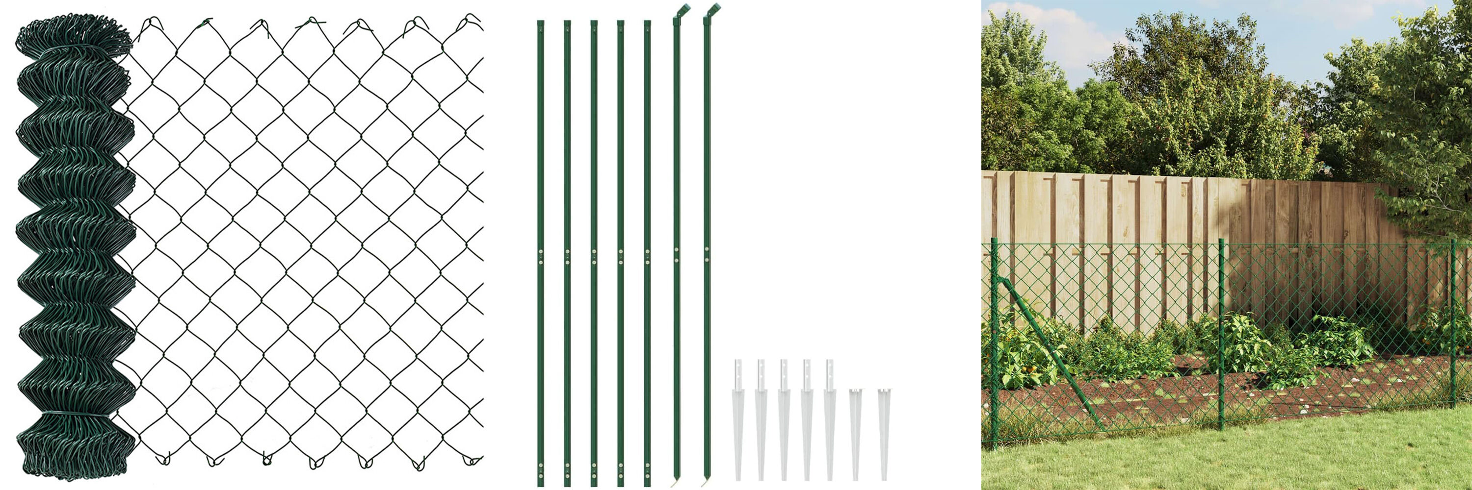 Heavy Duty Galvanized Chain Link Fence For Residential Commercial And ...