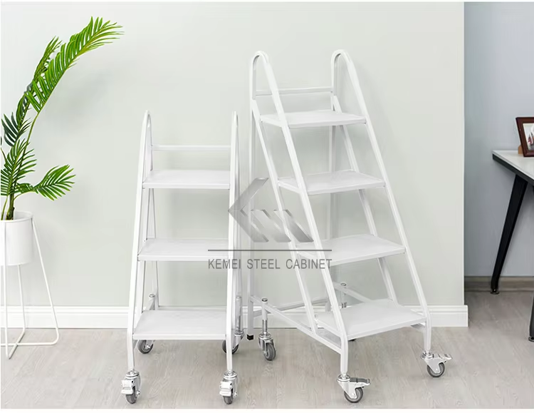 Multi-functional Practical 4 Step Platform Book Ladder Design For ...