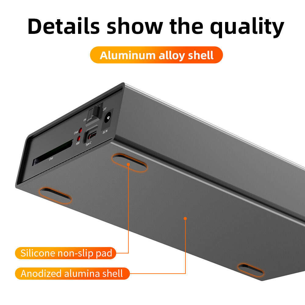Maiwo K3527cfast Type C Aluminum Enclosure For 2.5"/3.5" Sata Hdd/ssd 2 ...