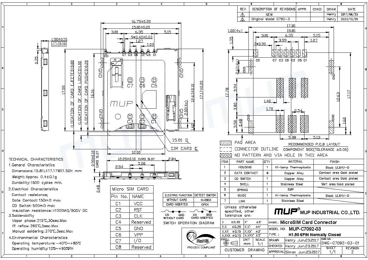 Buy China Wholesale Mup Push Push Type Micro Sim Card Connectors Sim ...