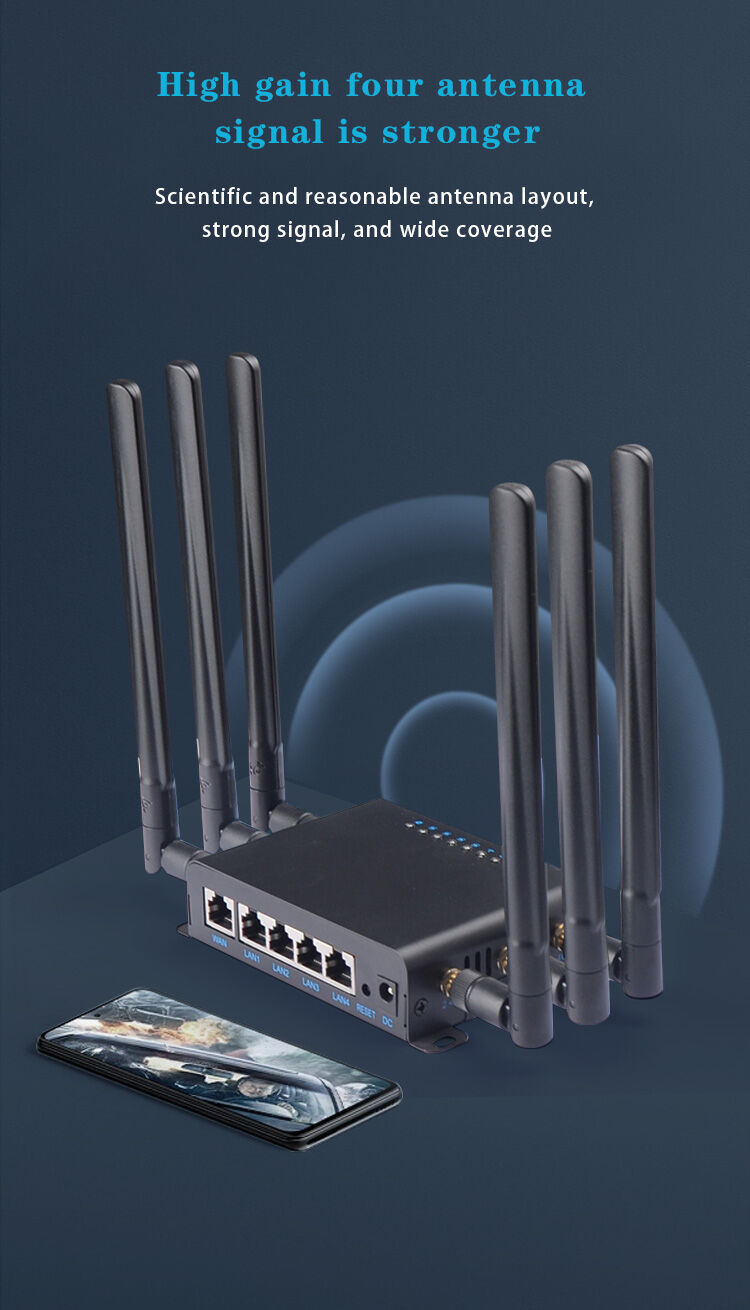 Compre Industria Wifi6, 5,8g Router Esim Tarjeta Router Cpe 5,8g ...