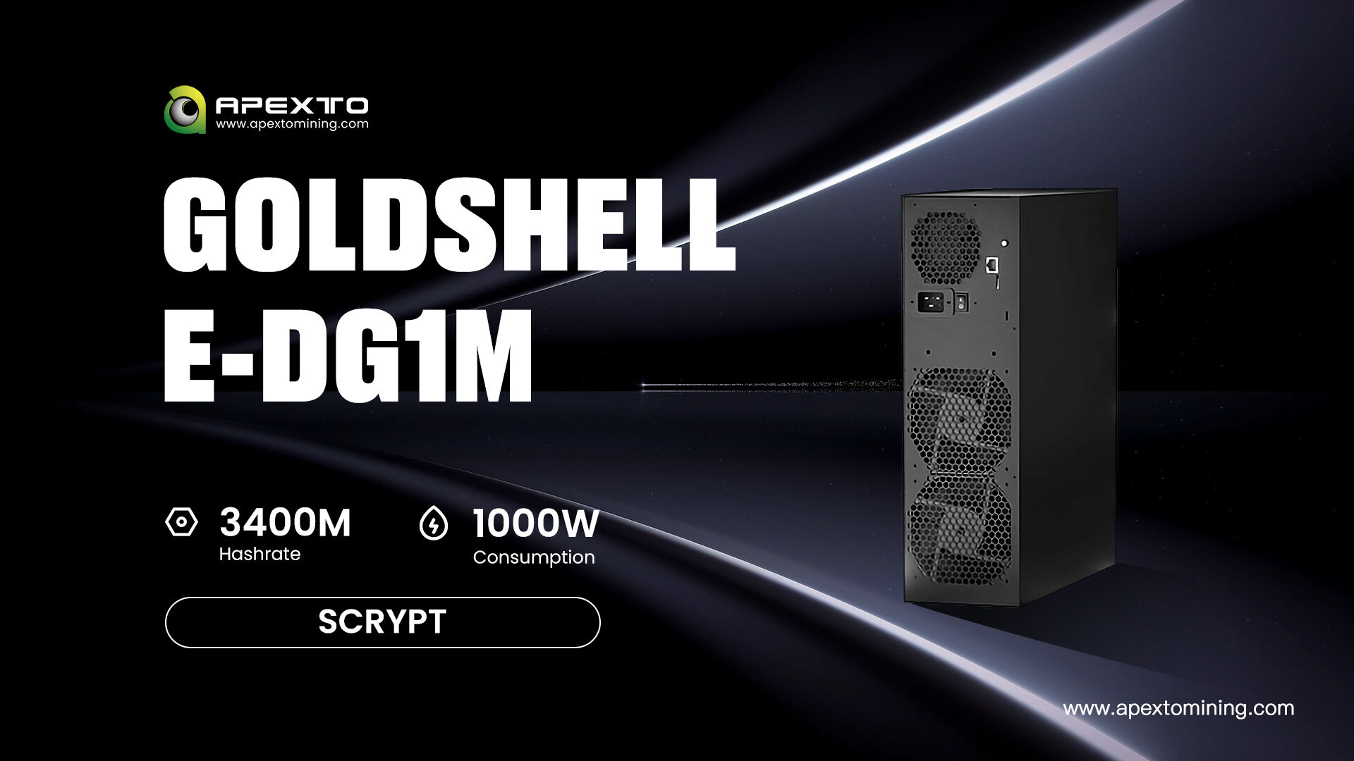 Goldshell E-dg1m 3400m 1000w Ltc Doge Bells Miner Asic Mining Litecoin Dogecoin Bells Air ...