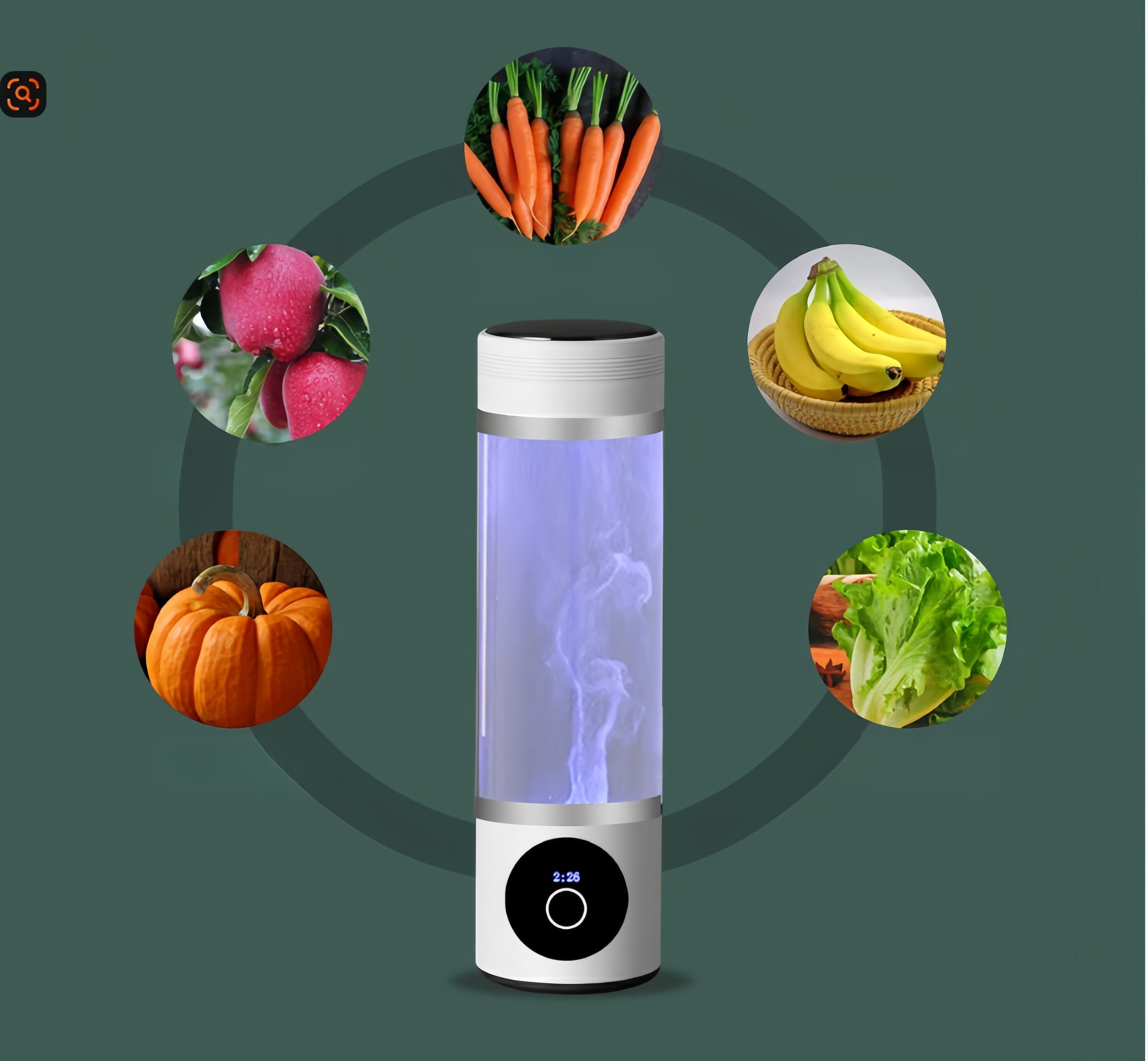 Portable Hydrogen-rich Water Cup H2 Rich Spe Pem Water Ionizer Bottle ...