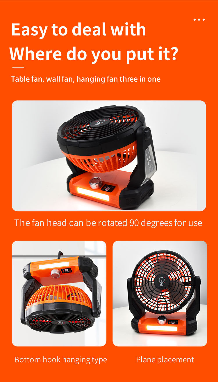 Solar Fan Light – Multi-function Solar-powered Outdoor Lighting With ...