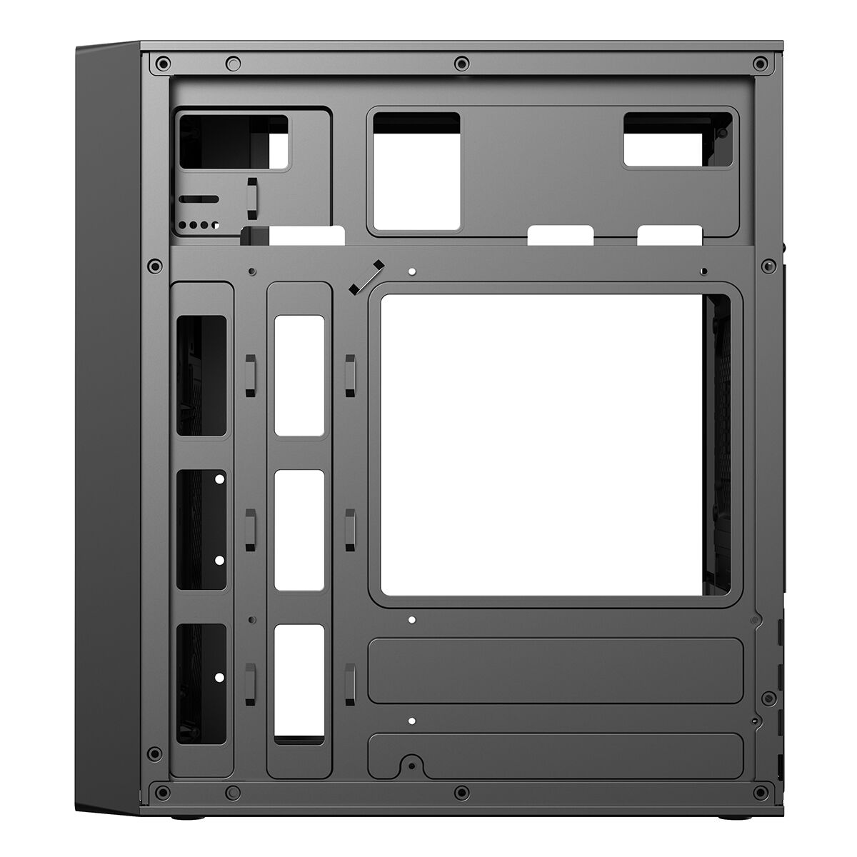 Ruix Halo Mid Tower Small Office Pc Tower Case Micro Atx Pc Case ...