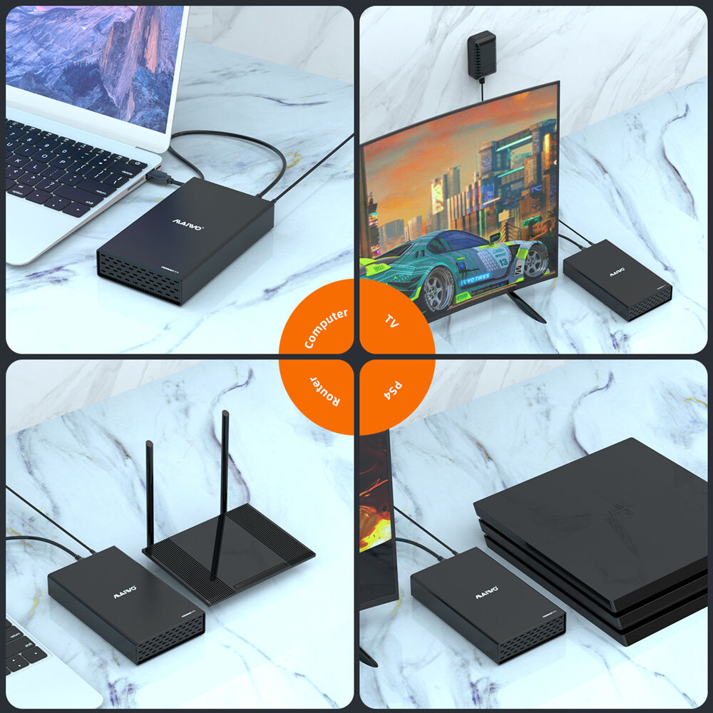 Maiwo K3527ch Type C Aluminum Enclosure For 2.5"/3.5" Sata Hdd/ssd 2.5 ...