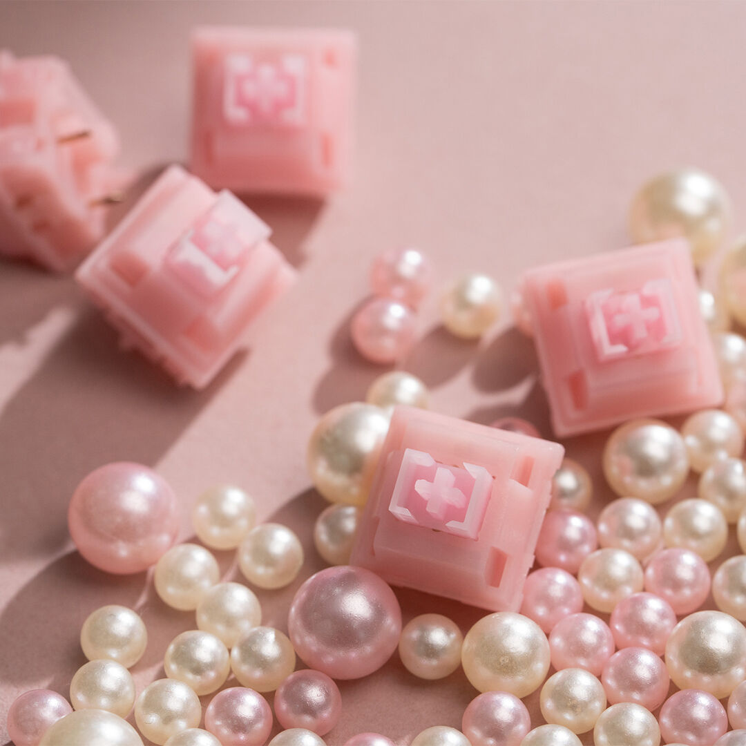 Ws Pearl Switch Linear Pa Keyboard Switches Factory Lubed Pom Stem ...