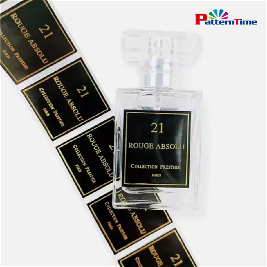 Custom Printing Vinyl Logo Cosmetic Perfume Bottle Packaging Labels ...