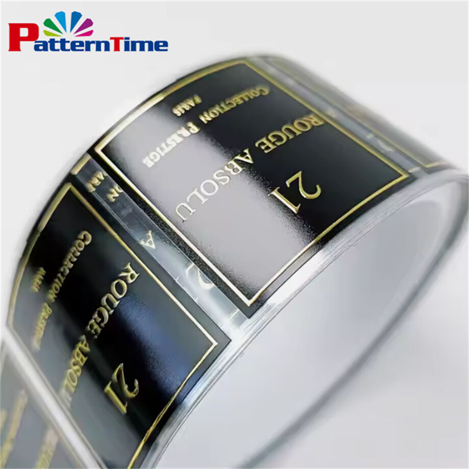 Custom Printing Vinyl Logo Cosmetic Perfume Bottle Packaging Labels ...