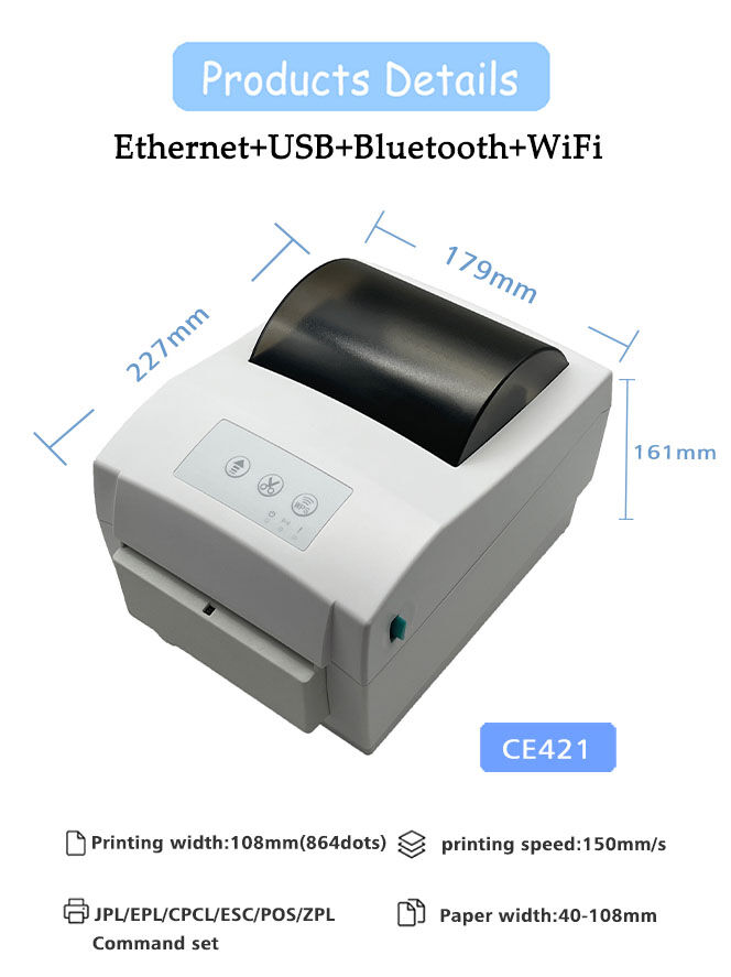 Buy China Wholesale Hot Sale 4 Inch Shipping Label Printer With Auto ...