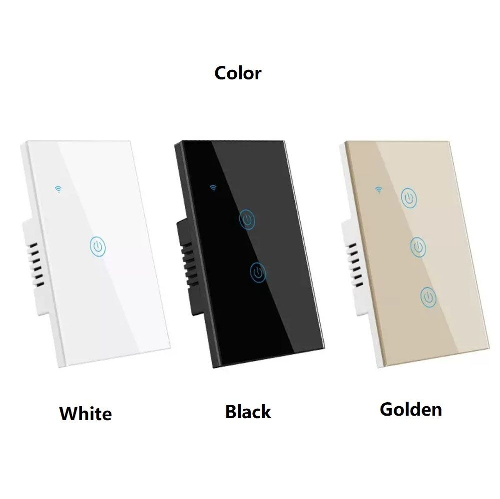 Oem Tuya Smart Wifi+rf Touch Screen Wall Switches For Lighting, 1,2,34 ...