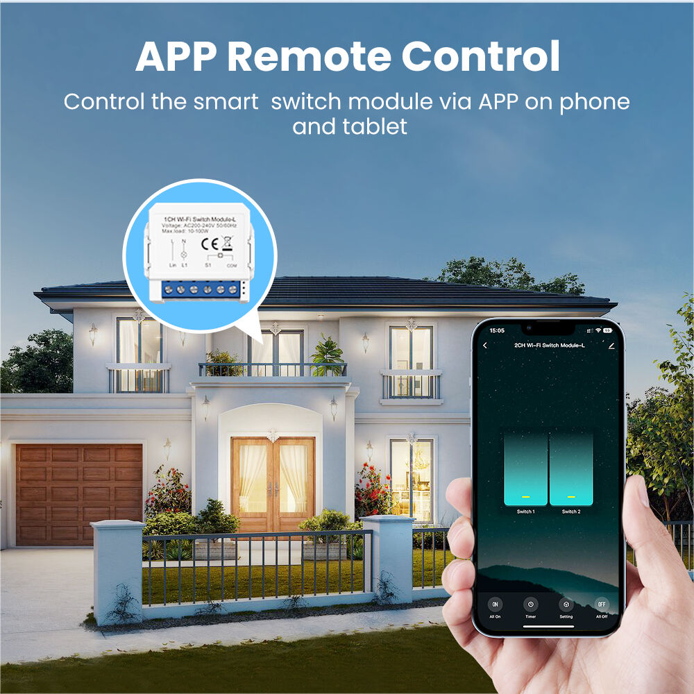 Avatto 2 Years Warranty 10a 1/2 Gang Wifi Smart Switch Module With ...