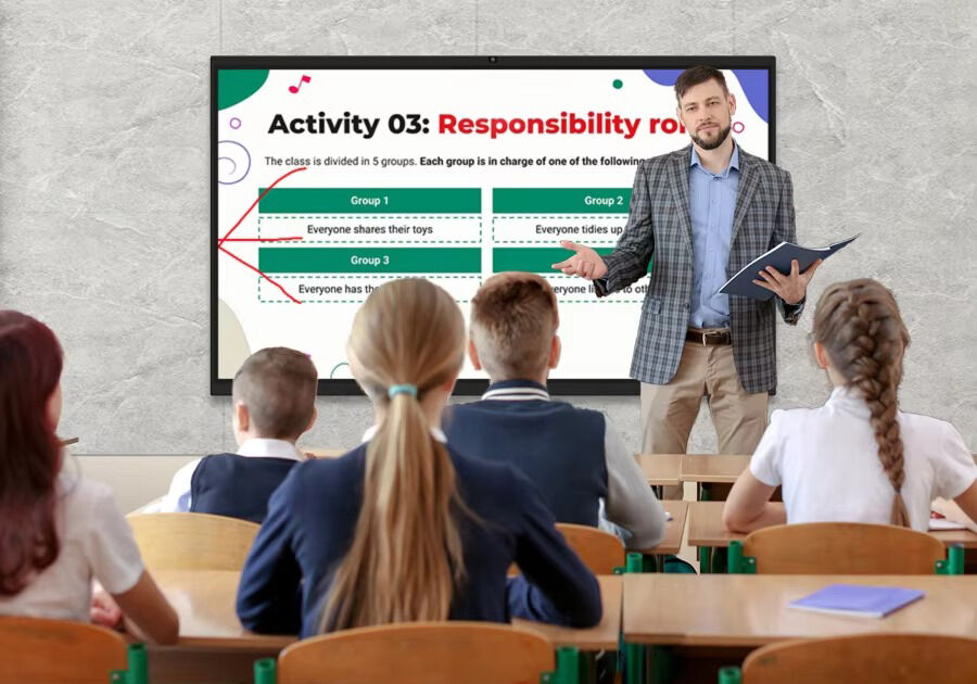 Factory Direct High Quality China Wholesale 75inch Wholesale Classroom White Board Touch Screen ...