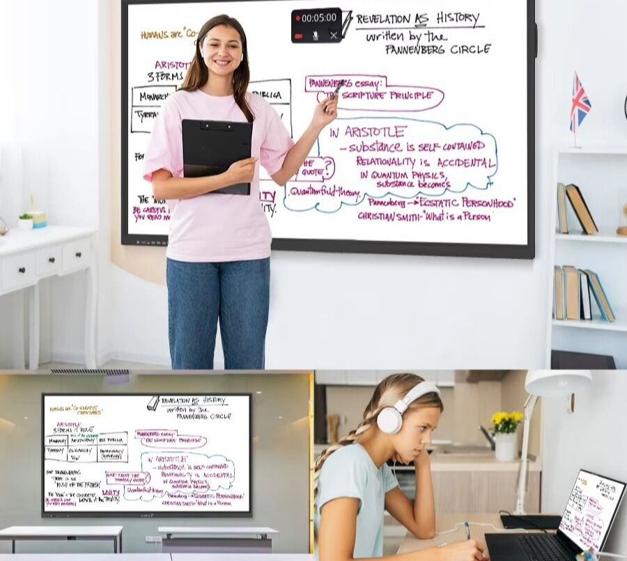 Papan Putih Interaktif Kolaborasi 86 "4k Uhd Papan Pintar Digital Papan ...