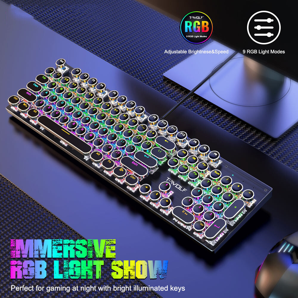 Factory Direct High Quality China Wholesale Wired Mechanical Gaming ...