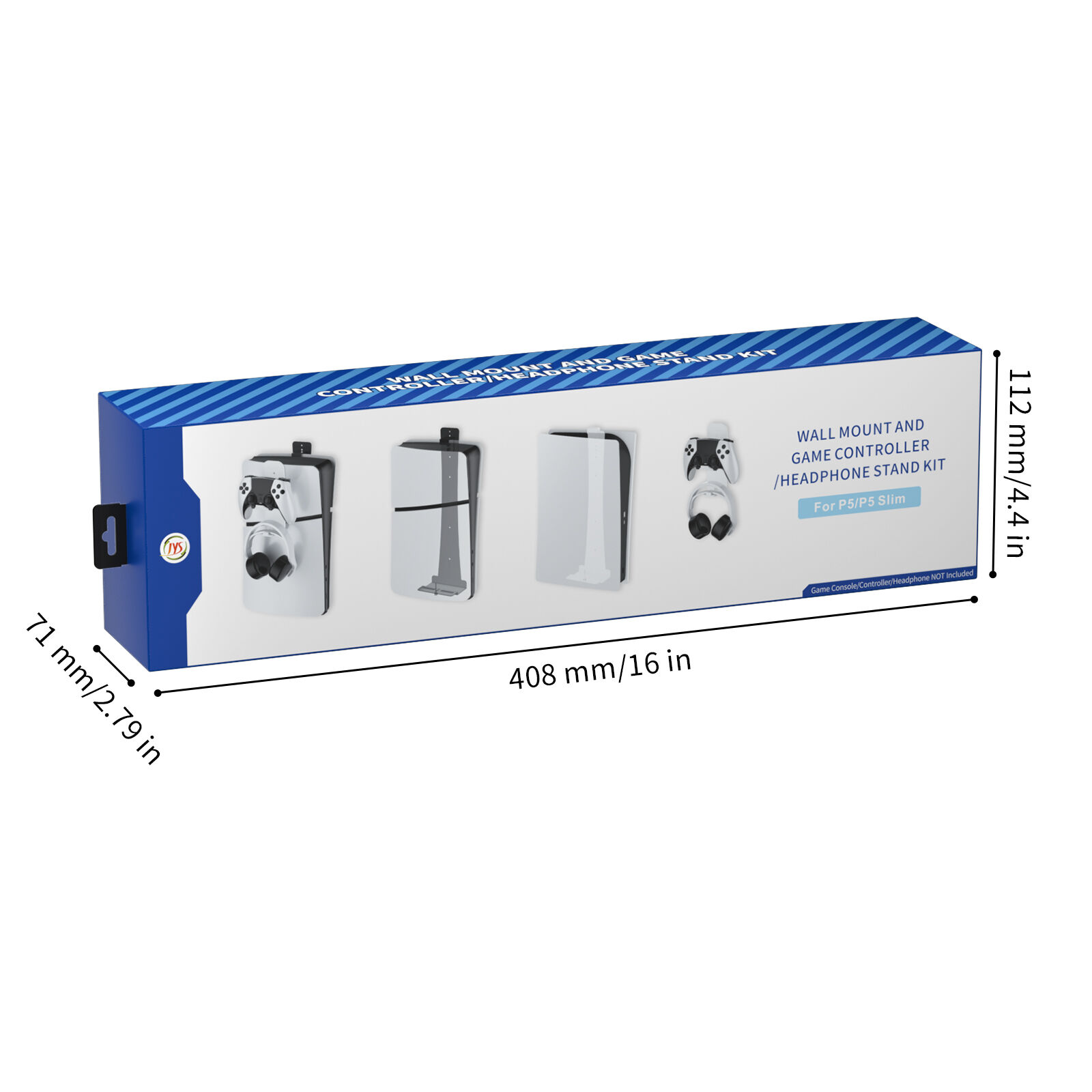 Wall Mount Kit For Playstation 5 Disc And Digital Edition Shelf Wall ...