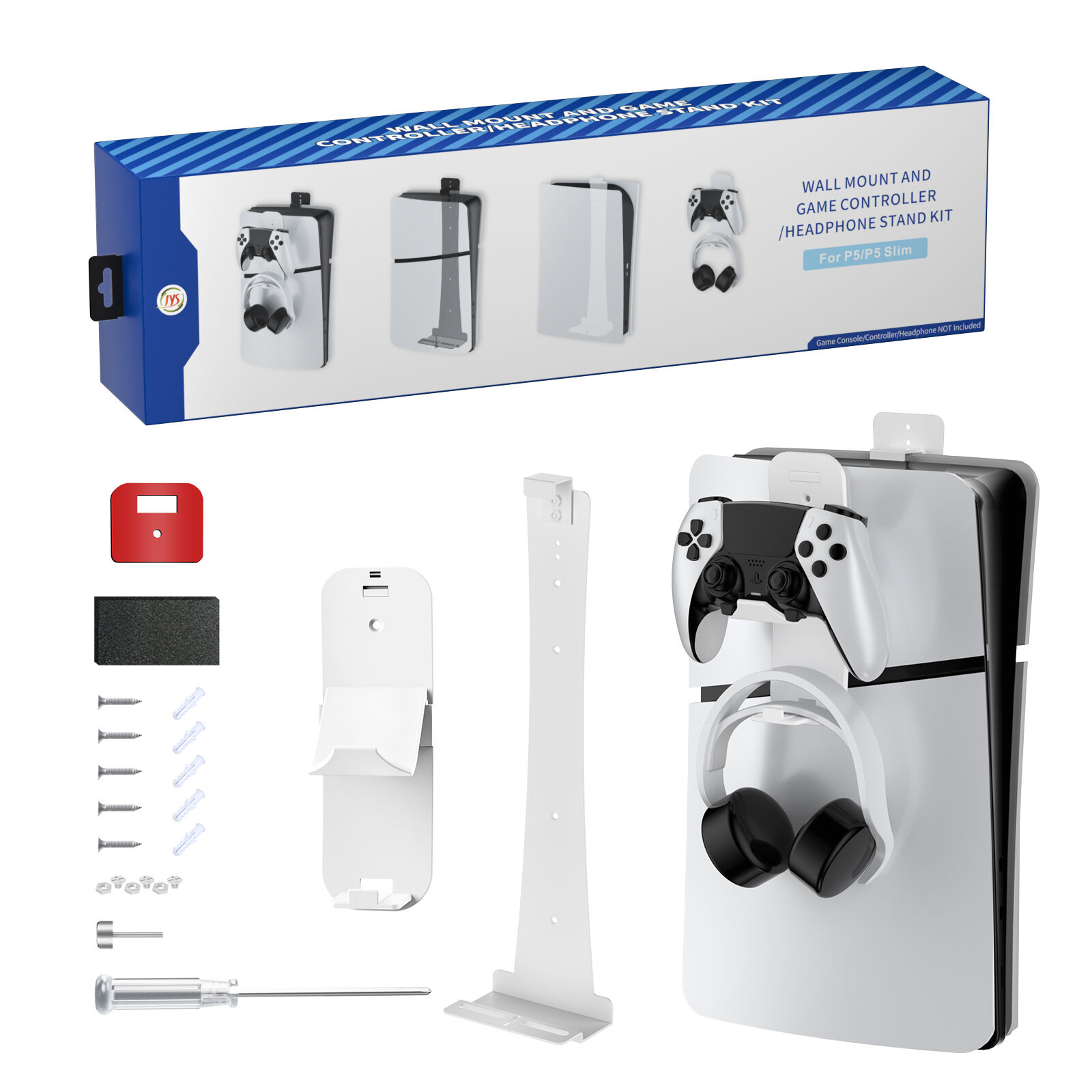 Wall Mount Kit For Playstation 5 Disc And Digital Edition Shelf Wall ...