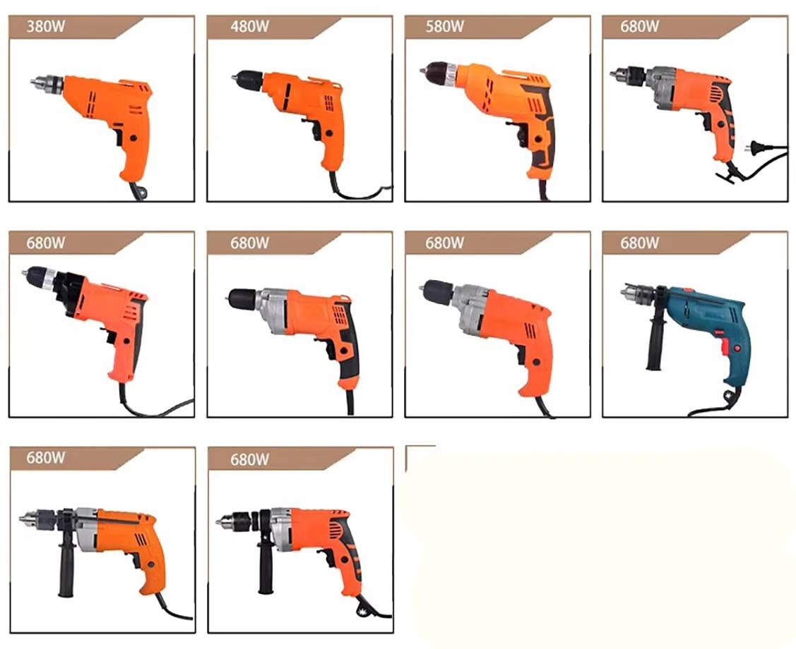 Home Screwdriver Power 680w Hand Electric Drill Applied To A Variety Of ...