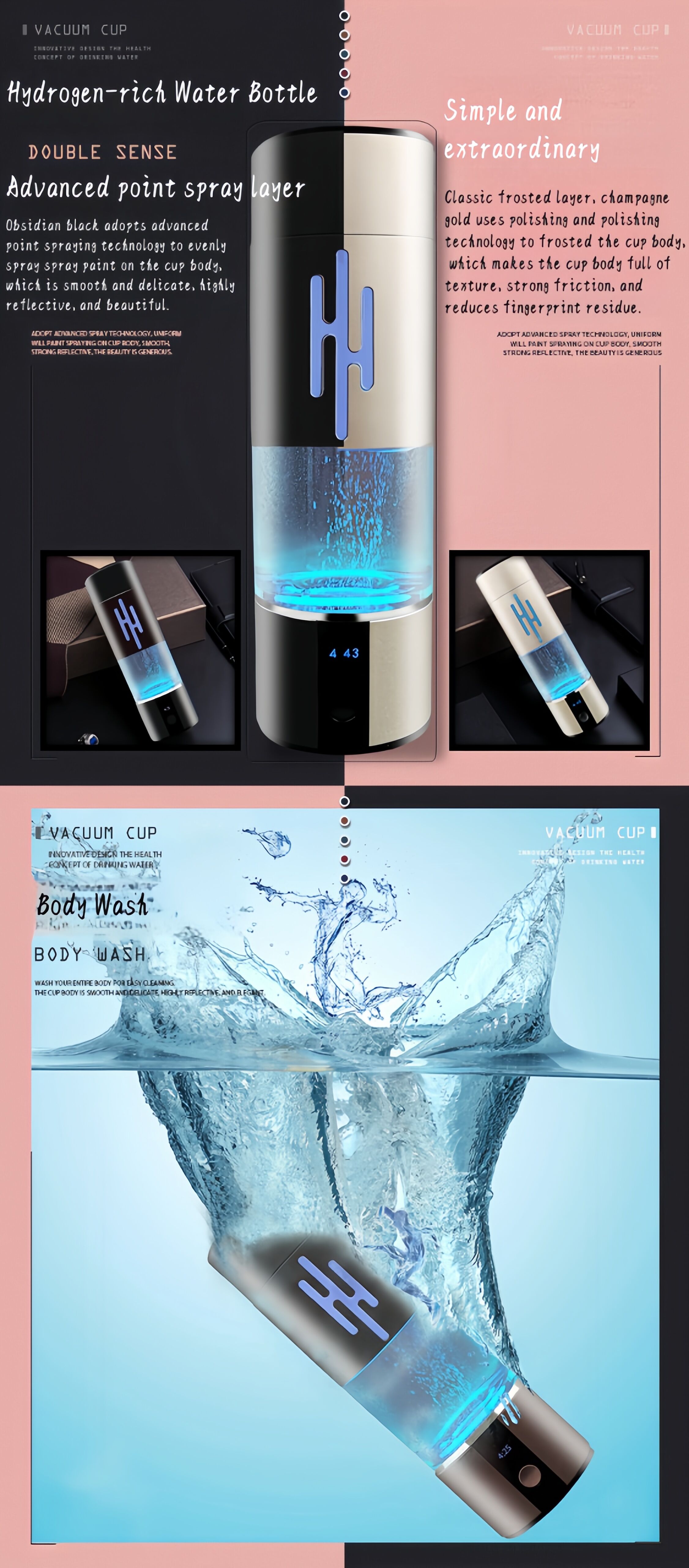 Bulk Buy China Wholesale H2 Rich Cup Portable Hydrogen Rich Water ...