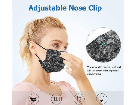 Manufacturer Disposable Face Mask Protection Anti Dust Lace Face Masks ...