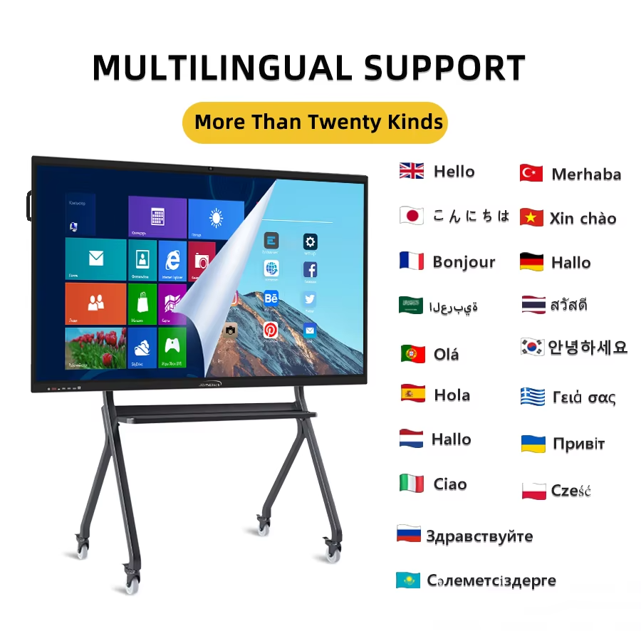 75/86/98 Inch Interactive Board For Education Interactive Flat Panel ...