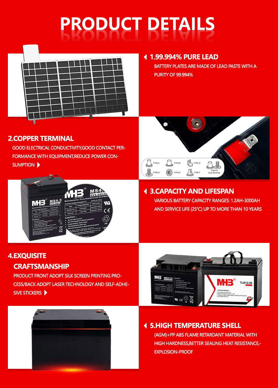 Buy China Wholesale Mhb 12v 7.5ah Ups Rechargeable Sealed Lead Acid ...