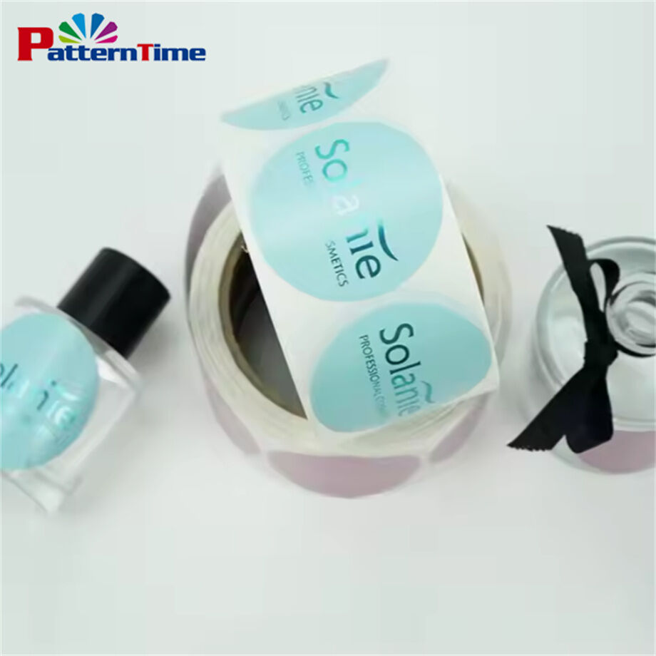Custom Waterproof Fragrance Oil Private Label Bopp Round Perfume Bottle ...