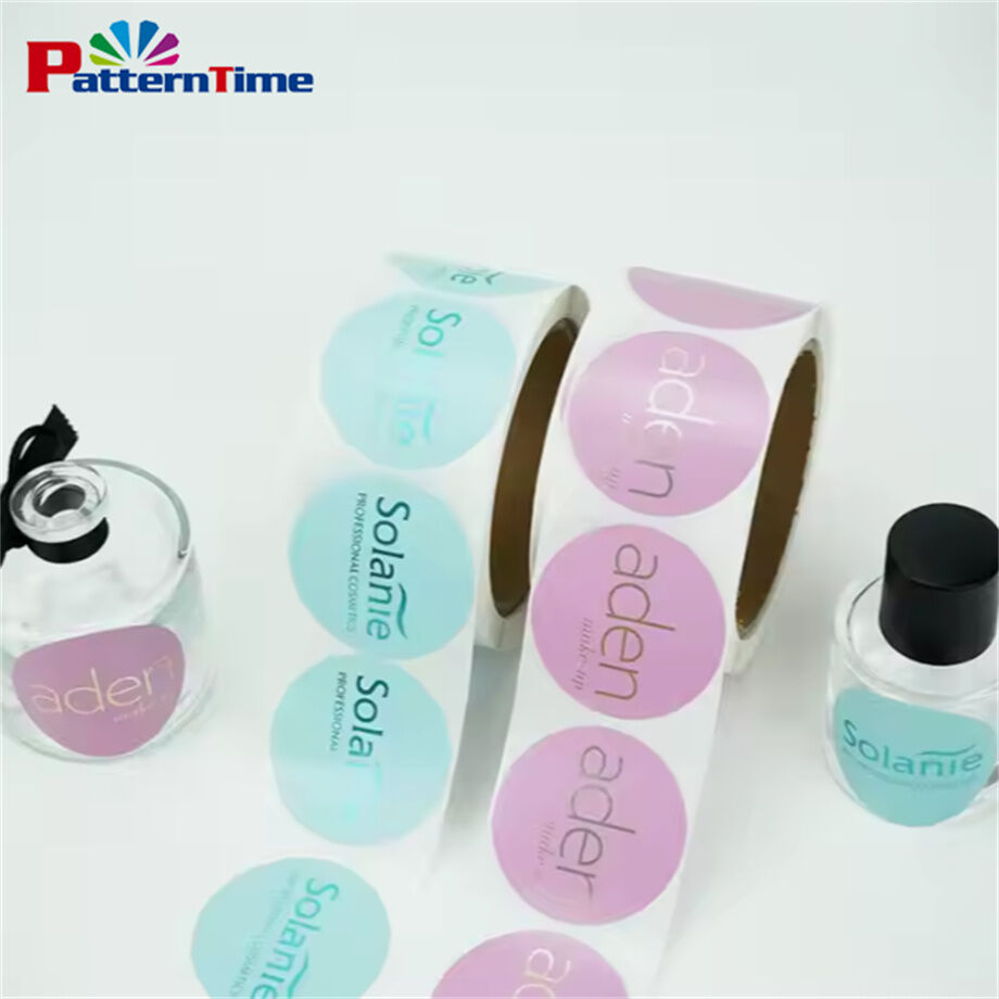 Custom Waterproof Fragrance Oil Private Label Bopp Round Perfume Bottle ...