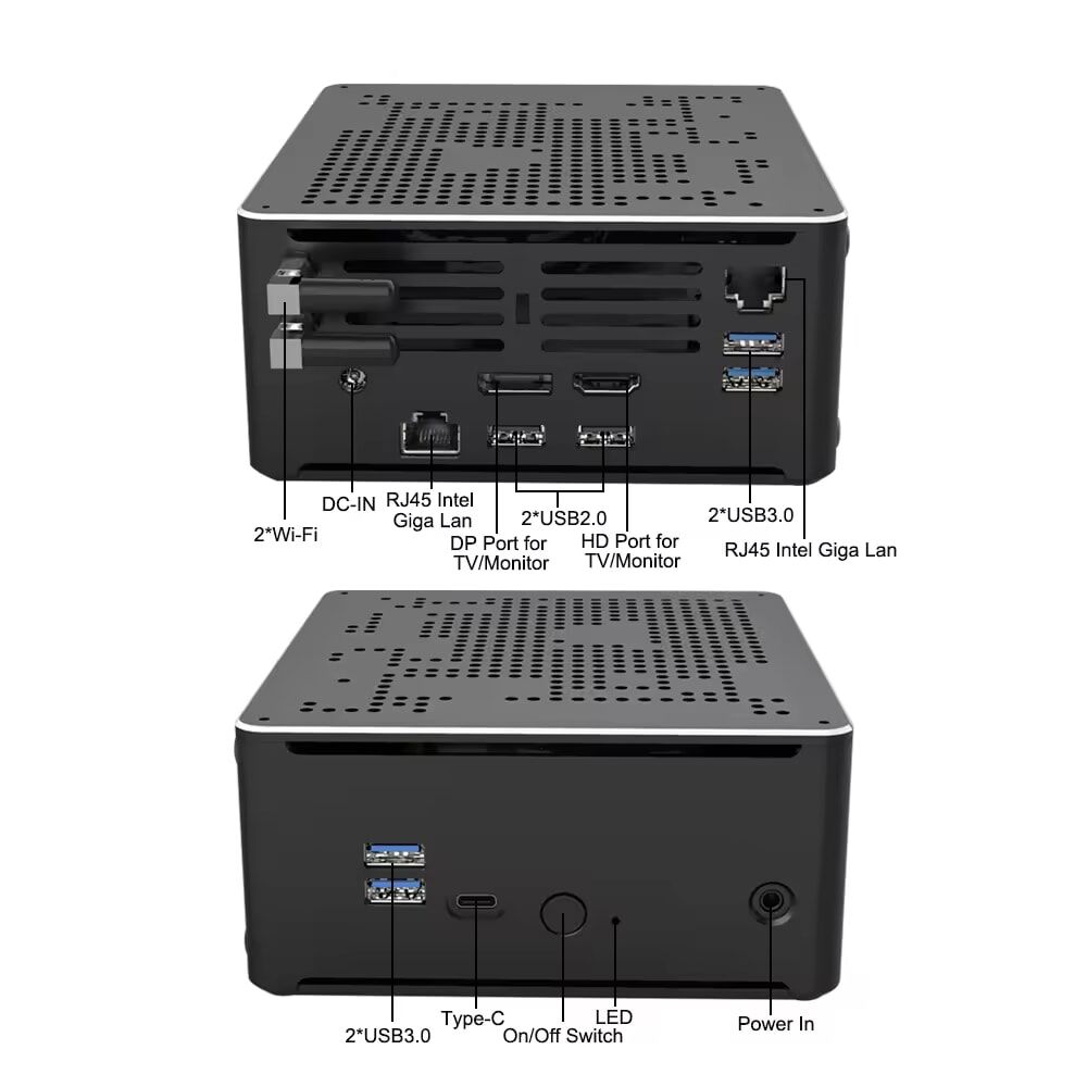 Mini Desktop Computer - Compact Pc, Space-saving Design, Energy ...