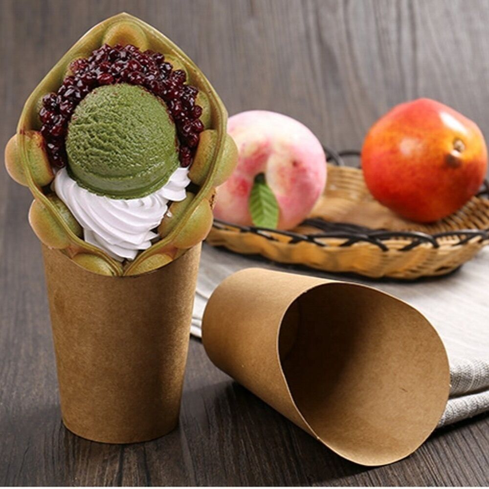 Take Away French Fry Cups Chip Cup Kraft Paper Chip Cup - China ...