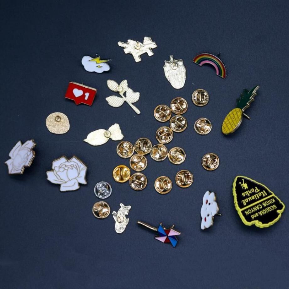 Cute Cartoon Enamel Pins Food Assorted Metal Anime Fashion Custom ...