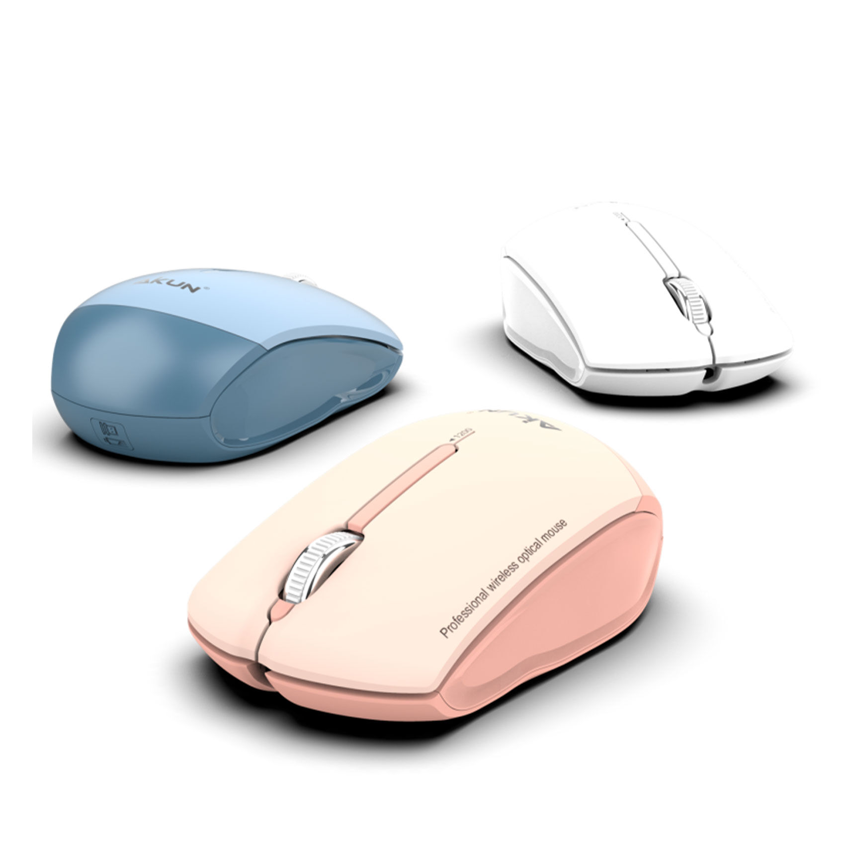 Aikun Wireless Bluetooth Mouse 5.0 Version With 1600dpi, Mini Mouse ...