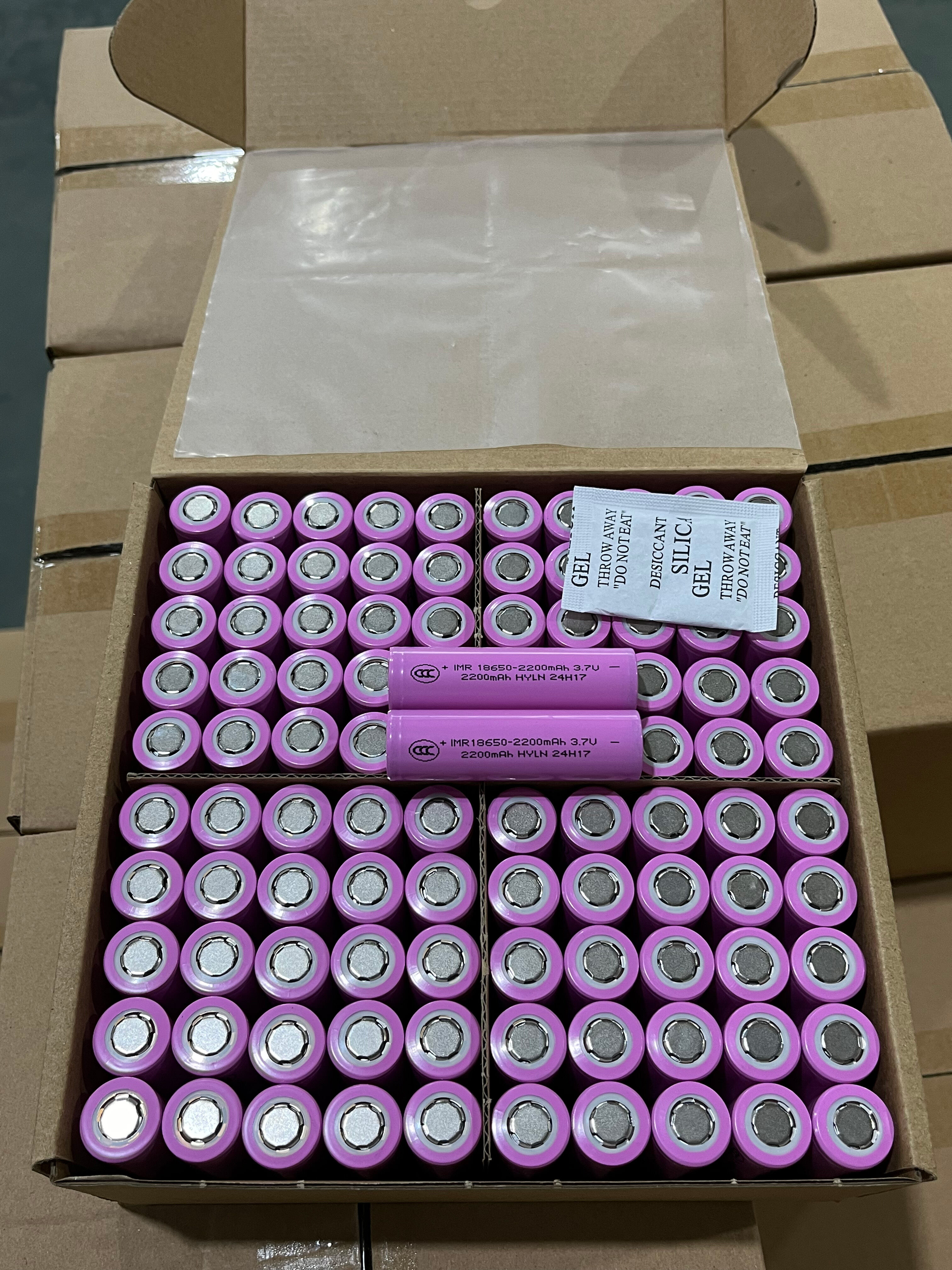 Factory Price 18650-1800/2200mah 3.7v Cell Battery Pack Wholesale Long ...