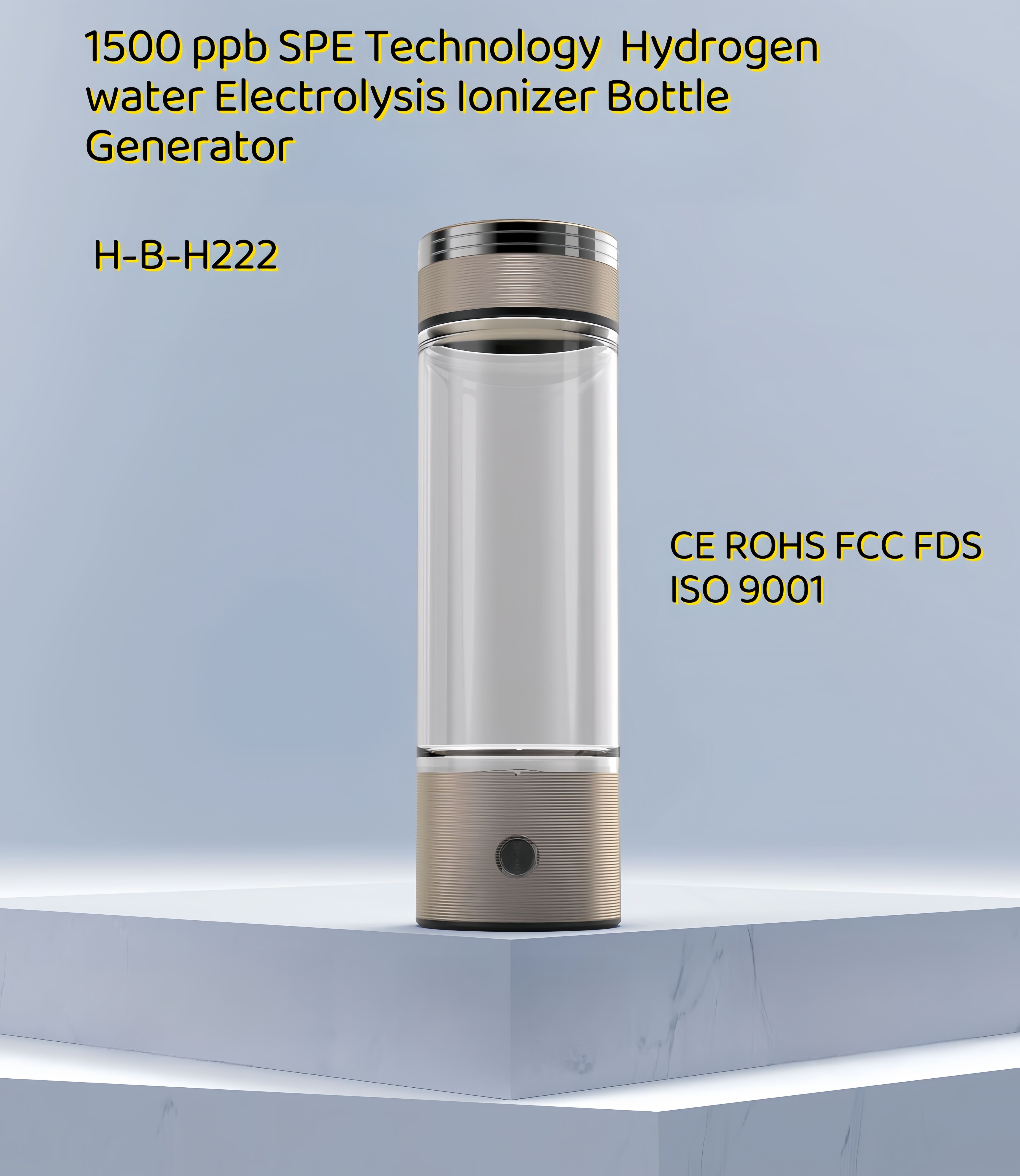 1500 Ppb Spe Pem Household Hydrogen Water Electrolysis Ionizer ...