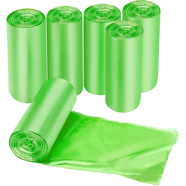 Factory Price Trash Bags Compost Biodegradable Garbage Bag Waste Bin Pla Pbat Starch Green ...