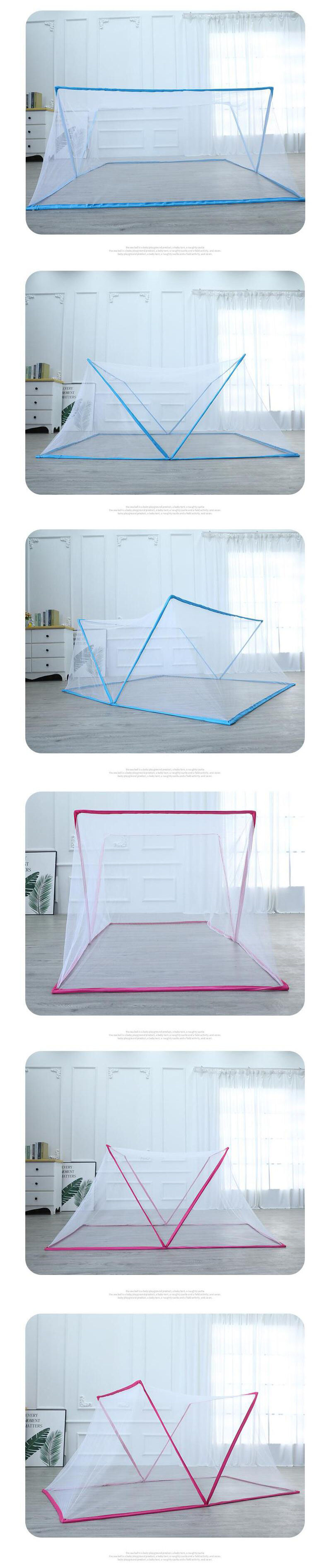 Rhs-msq4 Large-size Foldable Mosquito Net Portable Foldable Unisex Crib ...