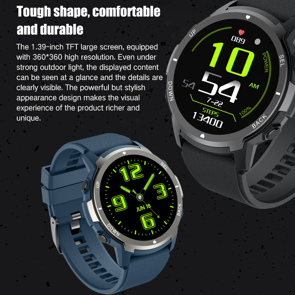 Smart Watch Answer/make Calls Fitness Tracker 1.39" Full Touchscreen ...
