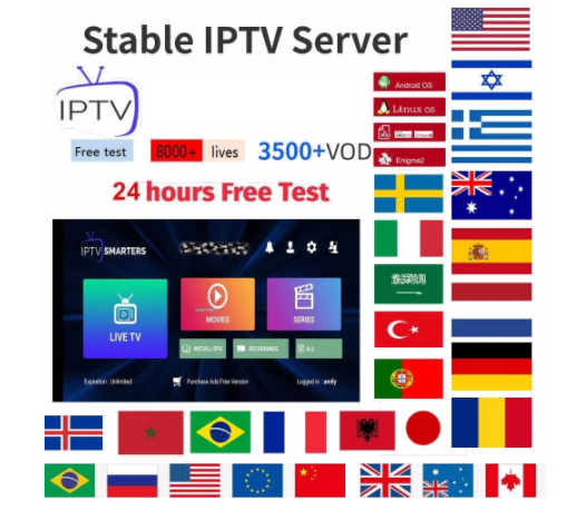 Buy China Wholesale Iptv 1/3/6/12 Month Subscription With Free Ibo ...