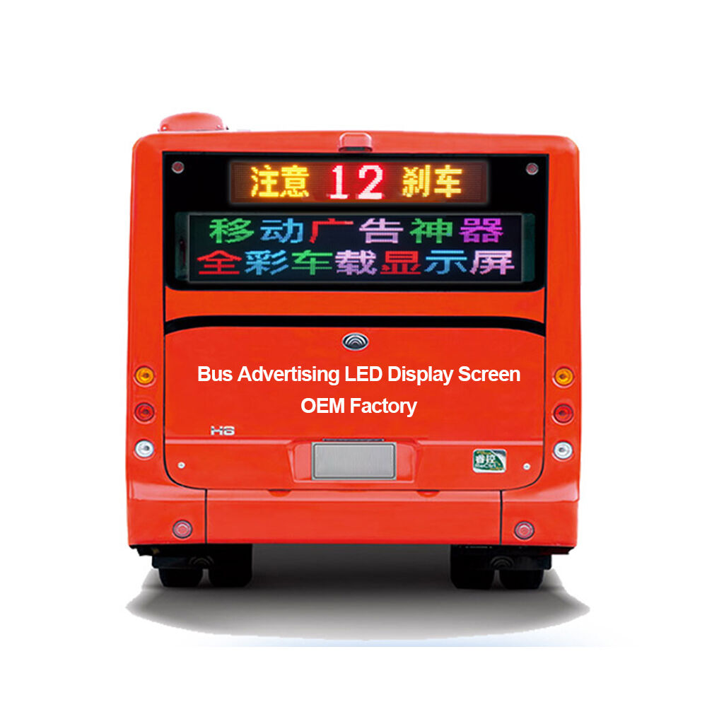 Customized Color And Dimension Bus Station Broadcaster Led Digital ...