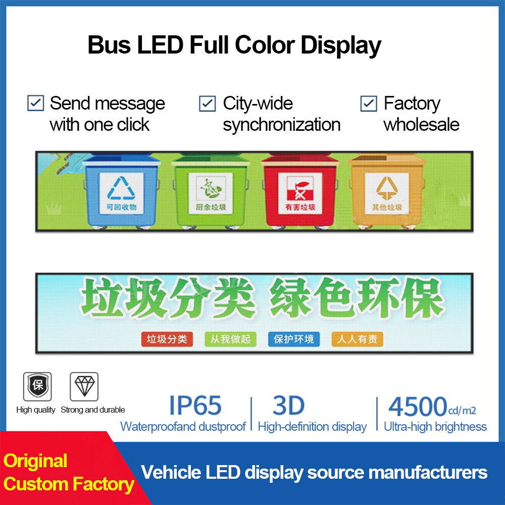 Customized Color And Dimension Bus Station Broadcaster Led Digital ...