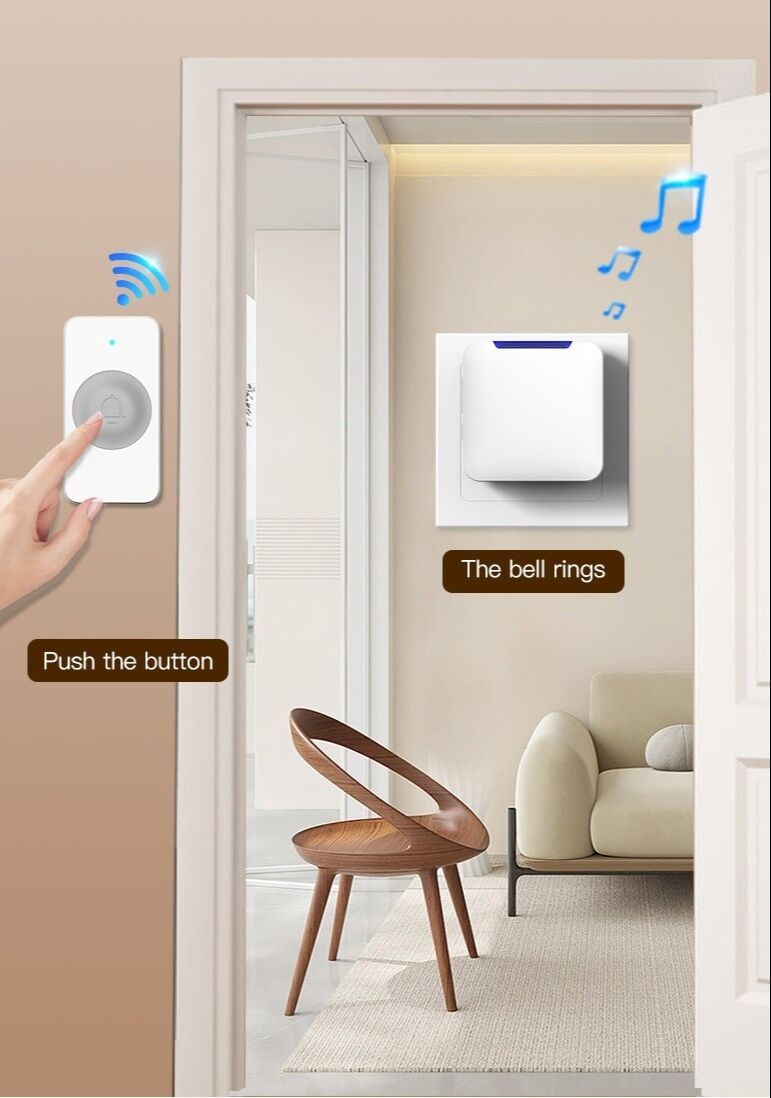 Best Popular Seller Wireless Doorbell Waterproof 100 Meter Working ...