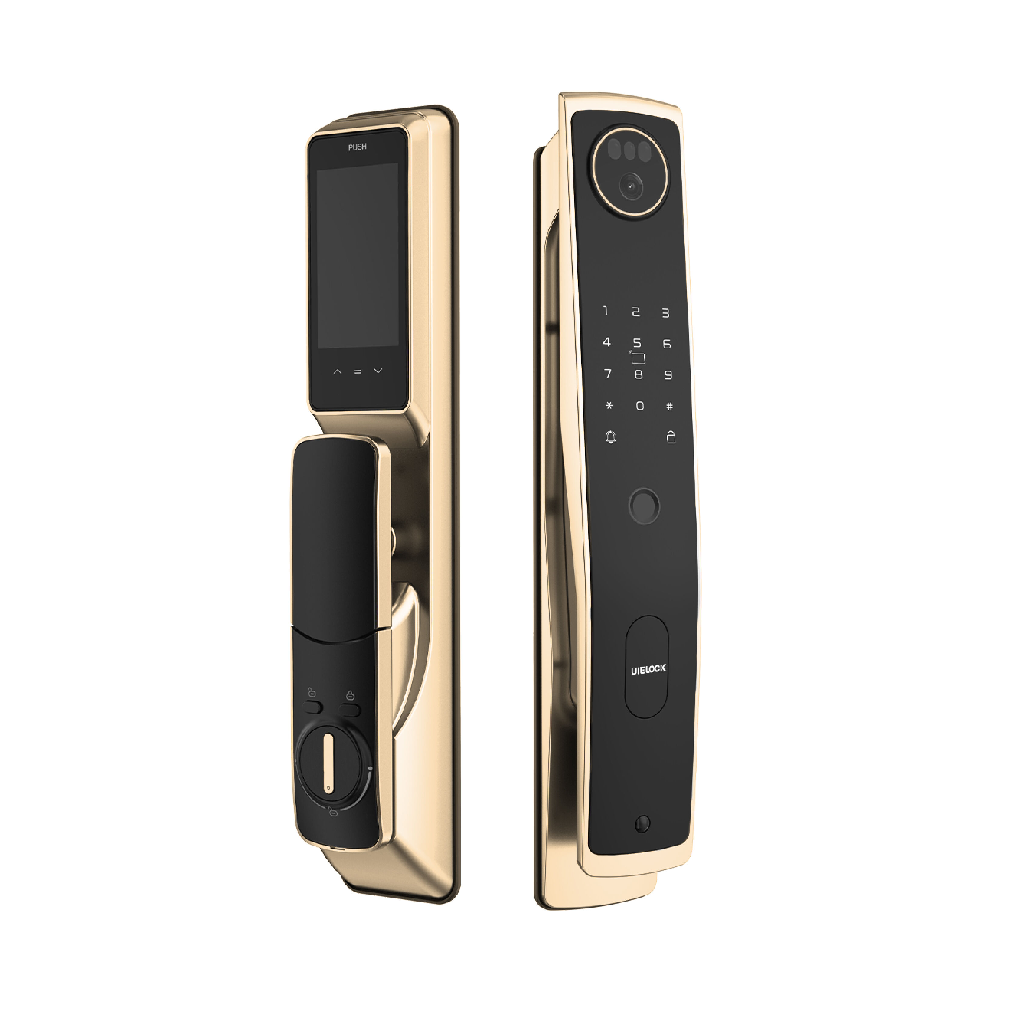 Uielock Qb50 Tuya Smart Wifi Automatic 3d Face Recognition Fingerprint ...