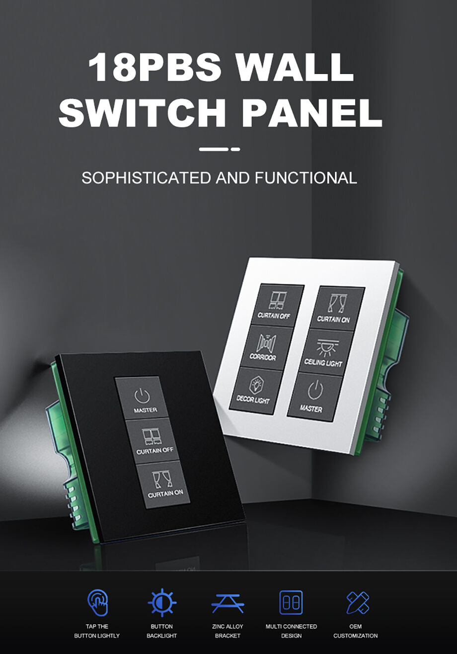 Customized 18p Rs485 Black Silver Aluminium Panel Push Button Zinc ...