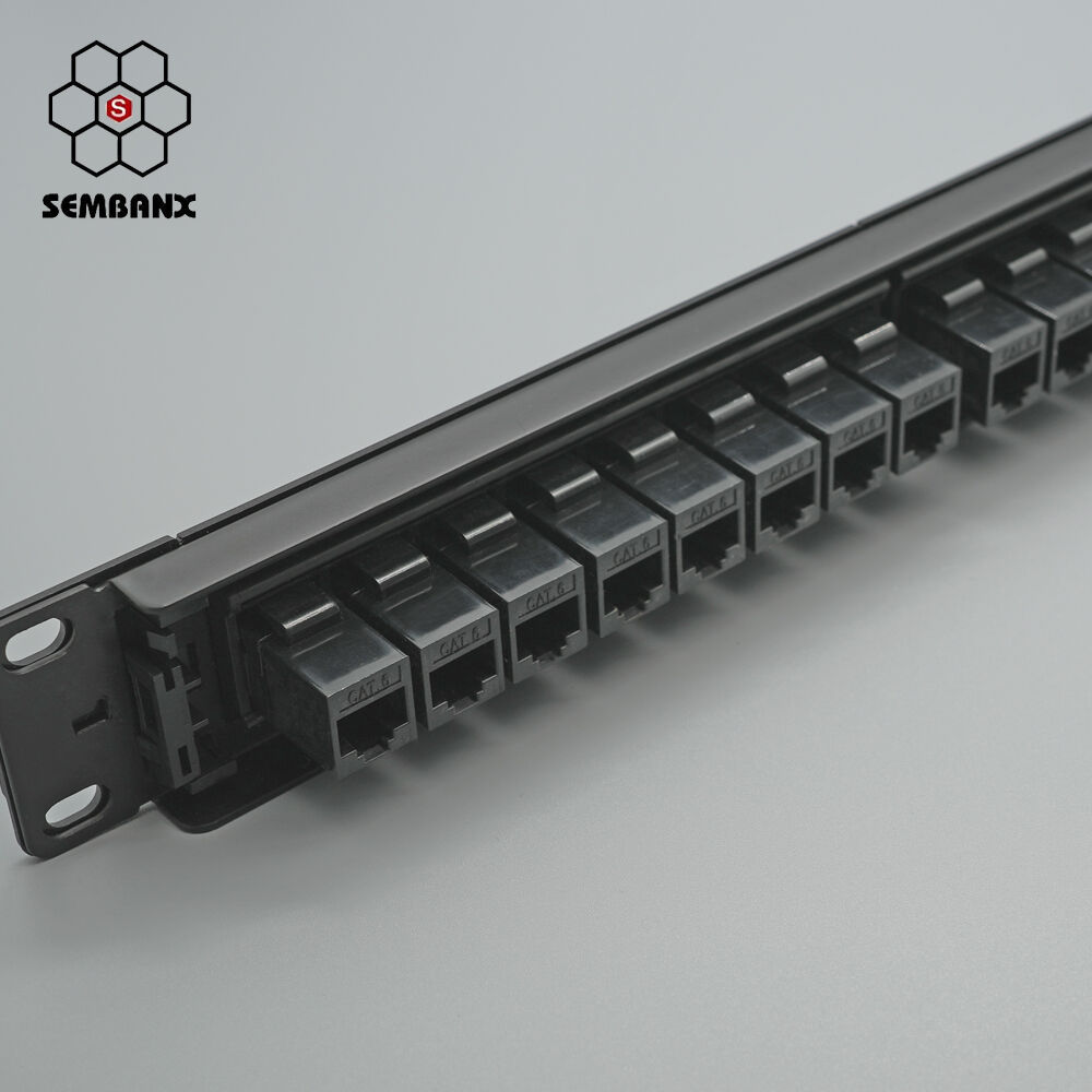 Manufacturer Factory Price Cat6 Cat6a Patch Panel 12 Port 24 Port Good ...