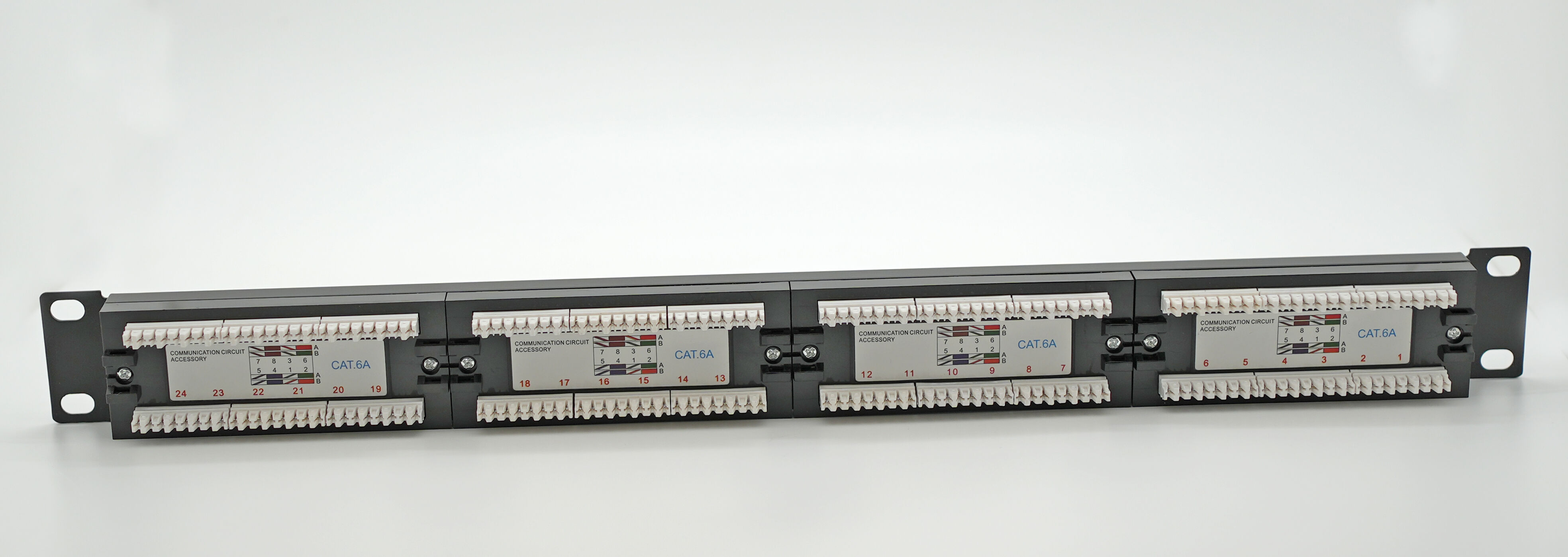 Manufacturer Factory Price Cat6 Cat6a Patch Panel 12 Port 24 Port Good ...